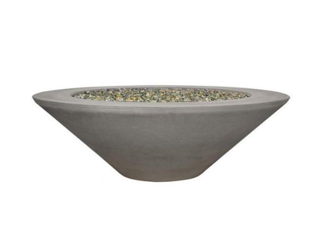 Geo Round "Essex" Fire Pit with Electronic Ignition by Fire by Design ...